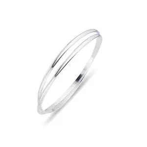 AUREE JEWELLERY Knightsbridge Double Russian Wedding Bangle