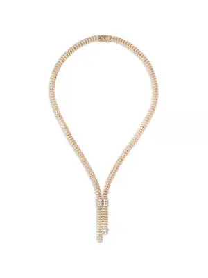 OFFICINA BERNARDI Enigma Y Diamond Necklace - Pink