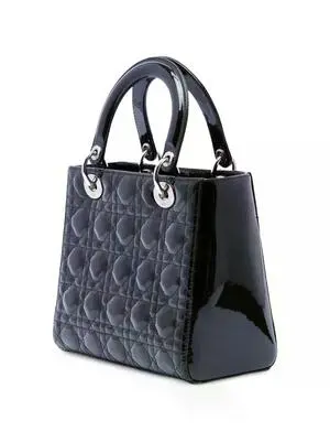 Dior Patent Cannage Lady Satchel