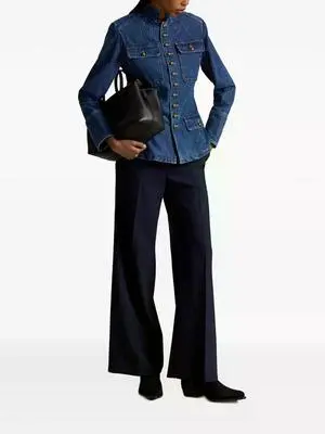 Polo Ralph Lauren Denim Utility Jacket With High Neck
