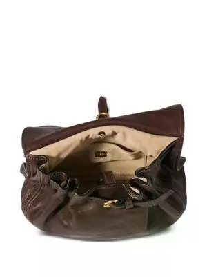 Miu Miu Rendez-vous Nappa Leather Bag Brown