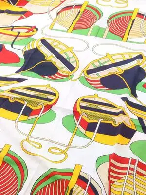 Hermès 2010s Thalassa Print Scarf