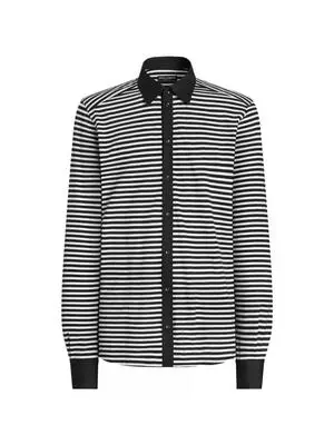 Dolce & Gabbana Striped Jersey Gold-shape Shirt