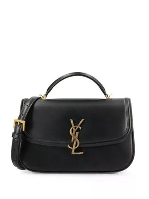 Saint Laurent Solferino Small Top-handle Bag In Box Leather