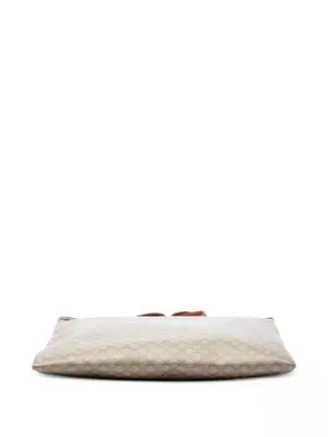 Celine 20th Century Macadam Coated Canvas Tote Bag