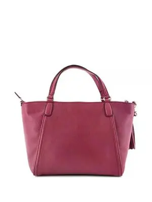 Gucci Gucci Soho Convertible Top Handle Bag Leather Small Satchel Pink