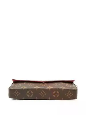 LOUIS VUITTON 2020 Monogram Pochette Felicie Crossbody Bag - Brown
