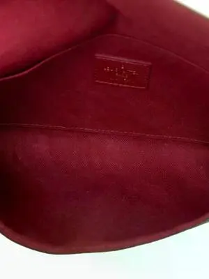 LOUIS VUITTON Monogram Pochette Felicie Crossbody Bag - Brown