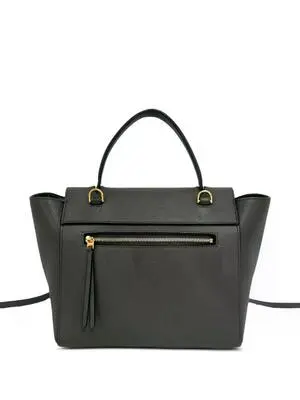 Celine Micro Grained Calfskin Belt Bag Satchel - Grey