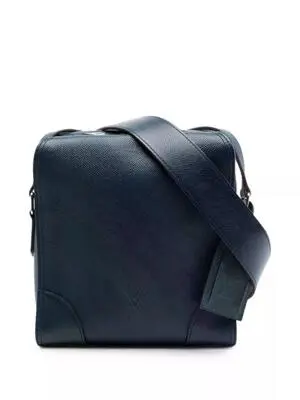 LOUIS VUITTON Nikolai Taiga Leather Messenger Crossbody Bag