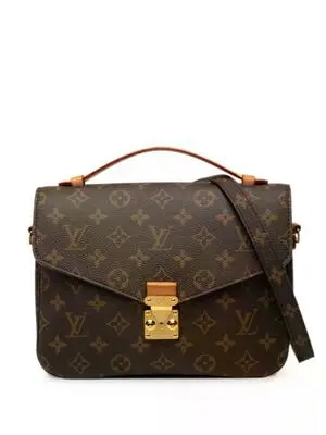 LOUIS VUITTON 2020 Monogram Pochette Metis Satchel - Brown