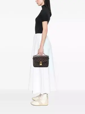 LOUIS VUITTON 2018 Monogram Pochette Metis Satchel