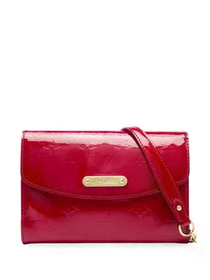 LOUIS VUITTON 2008 Monogram Vernis Bel Air Pochette Crossbody Bag