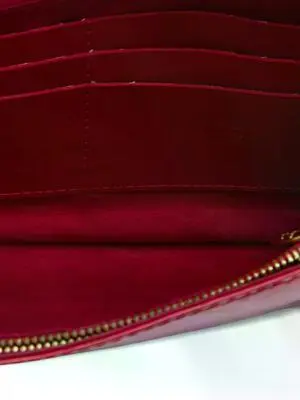 LOUIS VUITTON 2008 Monogram Vernis Bel Air Pochette Crossbody Bag - Red