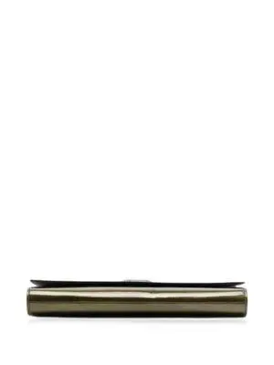 Saint Laurent 2000-2012 Large Patent Belle De Jour Clutch Bag - Green