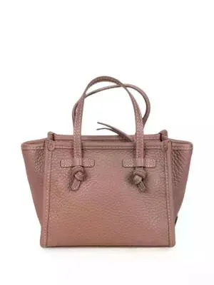 GIANNI CHIARINI Marcella Knotted Leather Mini Tote Bag