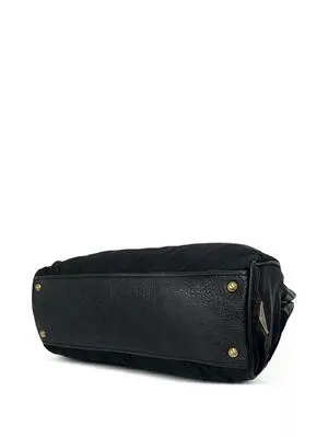Prada Tessuto And Vitello Daino Tote Bag