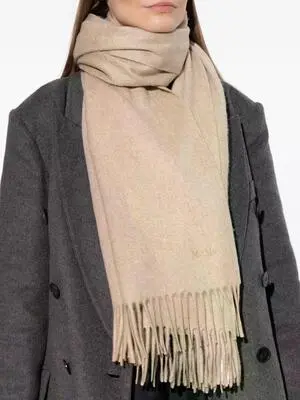 Max Mara Fringed-trim Scarf