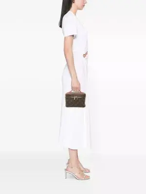 LOUIS VUITTON 2021-2026 Monogram Macassar Nice Mini Case Vanity Bag