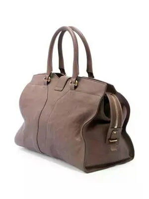Saint Laurent 2000-2012 Medium Leather Cabas Chyc Satchel