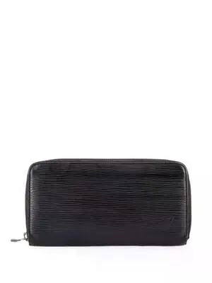 LOUIS VUITTON Zippy Wallet Epi Leather Small Wallets - Black