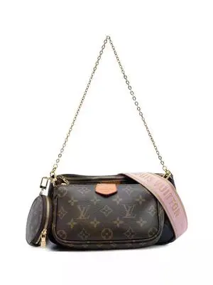 LOUIS VUITTON Monogram Multi Pochette Accessoires Satchel - Brown