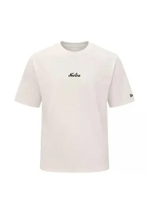 New Era Floral-print Logo-detail T-shirt - Neutrals