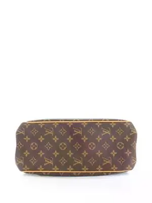 LOUIS VUITTON Batignolles Handbag Monogram Canvas Vertical Tote Bag