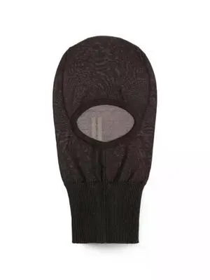 Rick Owens Fine-knit Cashmere Balaclava - Brown