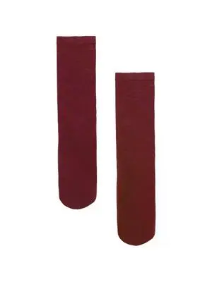 Wolford Floral Lace Socks - Red