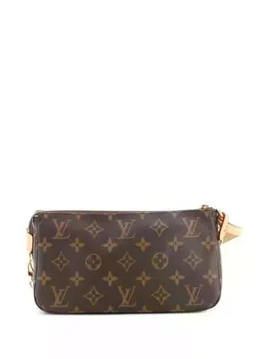 LOUIS VUITTON Monogram Canvas Chain Pochette Accessories Nm