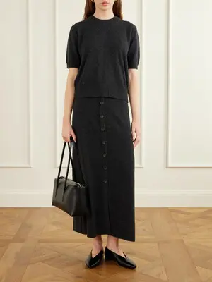 Altuzarra Callahan Cashmere Maxi Skirt