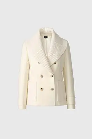 Mackage Danielle Double-breasted Coat - Cream
