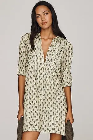 PILCRO Tallulah 100% Cotton Mi Dress