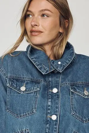 Blanknyc Funnel-neck Jacket