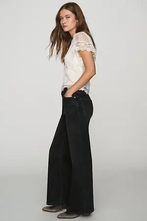 FRAME Le Slim Palazzo High-rise Wide-leg Jeans - Etch