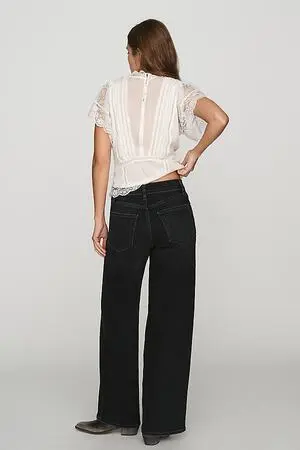 FRAME Le Slim Palazzo High-rise Wide-leg Jeans - Etch