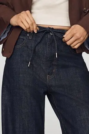 FRAME Off Duty High-rise Wide-leg Jeans - Rinser