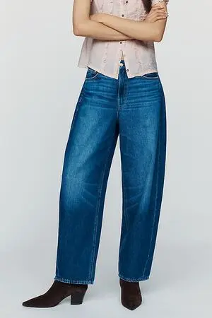 PISTOLA Sacha High-rise Tapered Barrel Jeans
