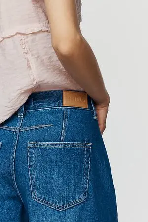 PISTOLA Sacha High-rise Tapered Barrel Jeans