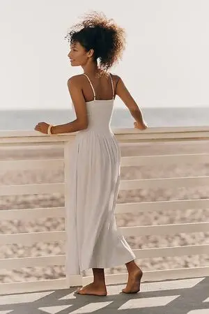 L*Space Misha 100% Cotton Prted Maxi Dress