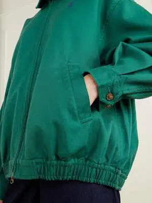 Polo Ralph Lauren Logo-embroidered Cotton-twill Jacket