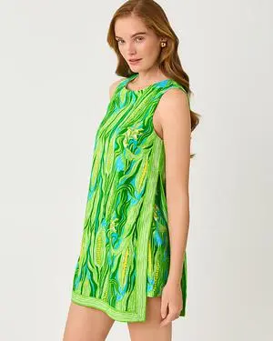 Lilly Pulitzer® Aisling Shift Romper - Turquoise