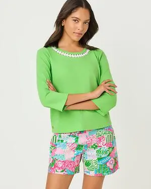 Lilly Pulitzer® Lilly Pulitzer 5" Callahan Mid Rise Short Multi Crazy Quilt
