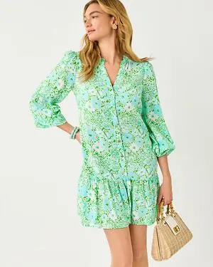 Lilly Pulitzer® Shaley Tunic Popover Dress - Mint