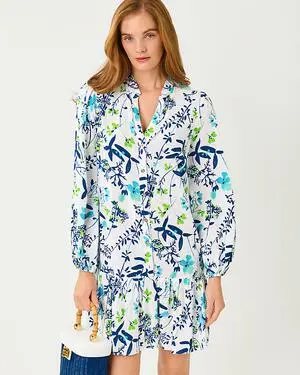 Lilly Pulitzer® Shaley Tunic Popover Dress - White