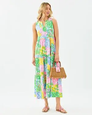 Lilly Pulitzer® Sydnee Maxi Dress - Multi Bright Delight Patch