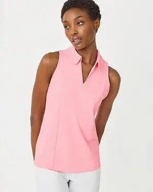 Lilly Pulitzer® Upf 50+ Luxletic Martina Polo - Conch Shell Pink