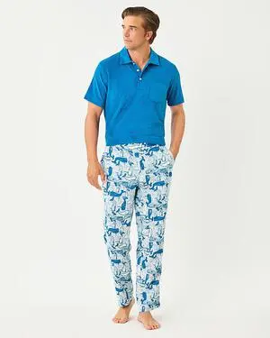 Lilly Pulitzer® Linen Theo Pant - Blue