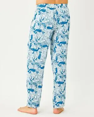 Lilly Pulitzer® Linen Theo Pant - Blue